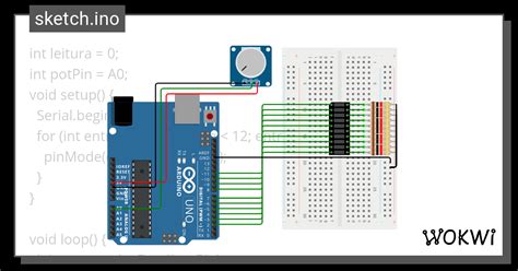 Q3 Potenciômetros e Brilho de Leds Copy Wokwi ESP32 STM32 Arduino