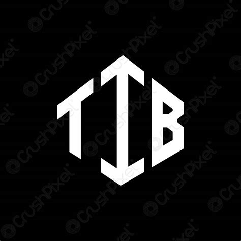 Tib Letter Logo Design With Polygon Shape Tib Polygon And Stock Vector 6043091 Crushpixel