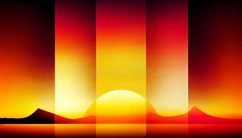 Generative Ai Radiant Sunset A Smooth And Abstract Gradient Of Warm Yellows Oranges And