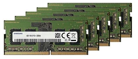 Купить Оперативная память ноутбука 4 ГБ Ddr4 Sodimm 3200 МГц отзывы фото и характеристики на