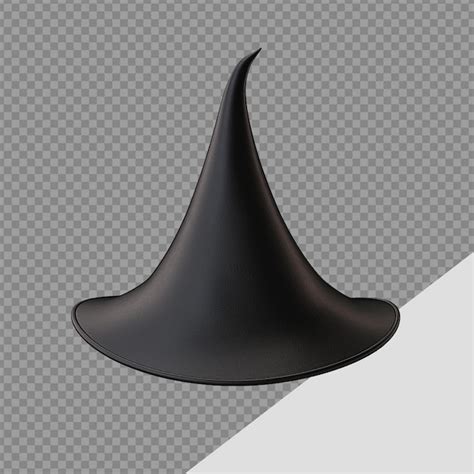 투명한 배경에 고립된 마녀 모자 Png 프리미엄 Ai 생성 Psd
