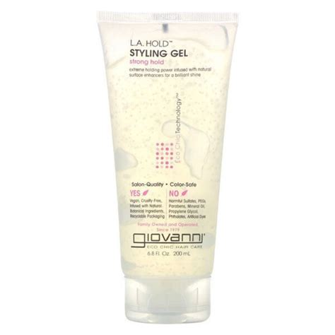 Giovanni La Natural Styling Gel Strong Hold 68 Fl Oz 200 Ml