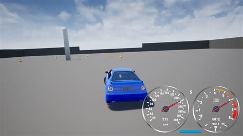 Tuned Sedan Car With Custom Blueprints In Blueprints Ue Marketplace