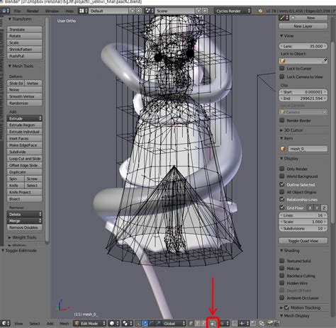 Modeling Models Are See Through In Edit Mode Blender Stack Exchange