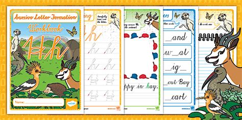 Cursive Letter Formation Workbook Hh Teacher Made