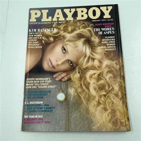 PLAYBOY MAGAZINE FEBRUARY 1983 Kim Bassinger Playmate Melinda Mays 9