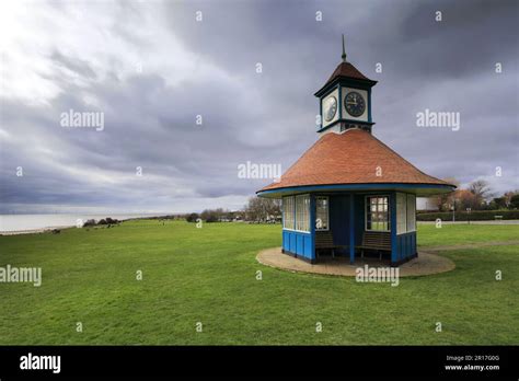 The Clock Tower On The Promenade At Frinton On Sea Tendring District Essex England Uk Stock