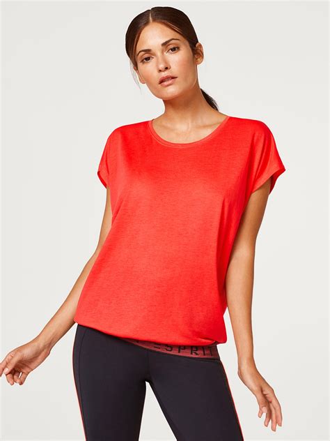 Buy Esprit Women Red Solid Blouson Top Tops For Women 7091059 Myntra