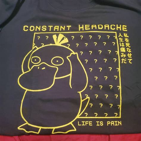 Psyduck Constant Headache Etsy
