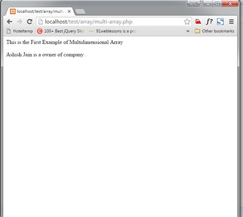 Array In Php Phpgurukul