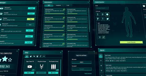 Sci Fi Space Full Gui Ui Kit Over 700 Png Psd Ai Sources 2d