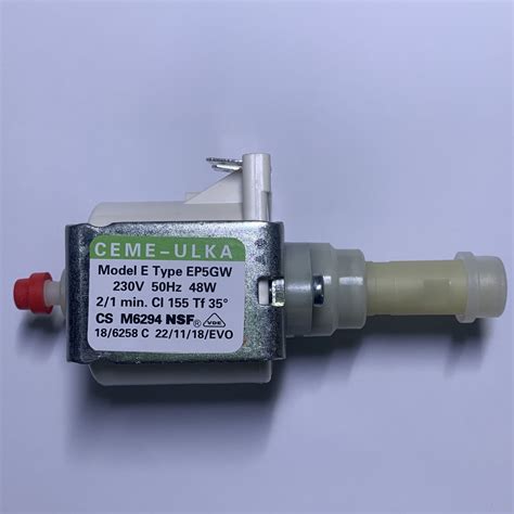 Насос помпа Ulka Ep5gw 48w 15bar 650млмин 230v Model E Cfm015un 144360