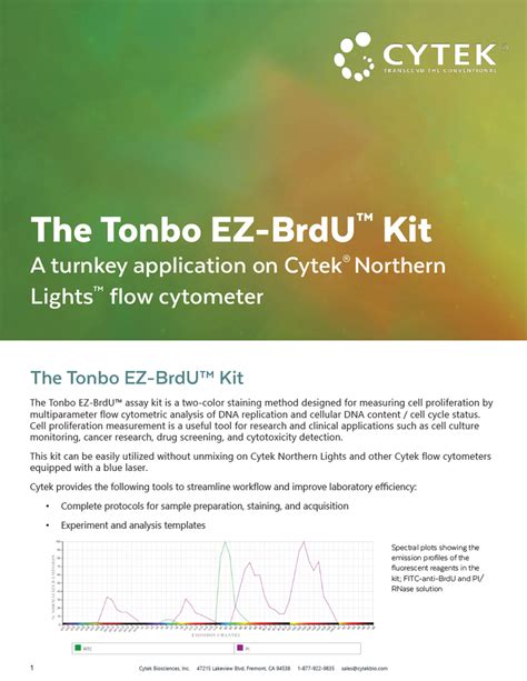 Tonbo Ez Brdu Kit Cytek Biosciences