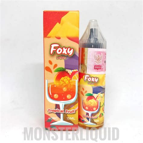 Jual Salt Foxy Tropical Fruit Mango 40mg 15ml Shopee Indonesia