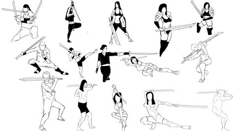 Sword Poses By M8jin12 On DeviantArt