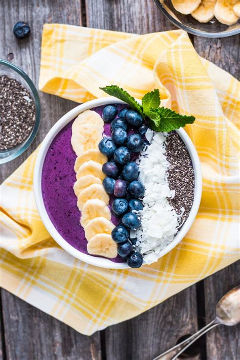 Blueberry Banana Smoothie Bowl The Nut Free Vegan