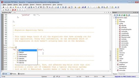 Урок 16 Laravel 52 миграции контроль версий базы данных построение таблиц в базе данных