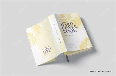 Premium Psd Hardcover Book Dust Jacket Mockup