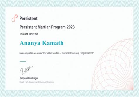 ananya kamath on linkedin internshipcompleted gratitude