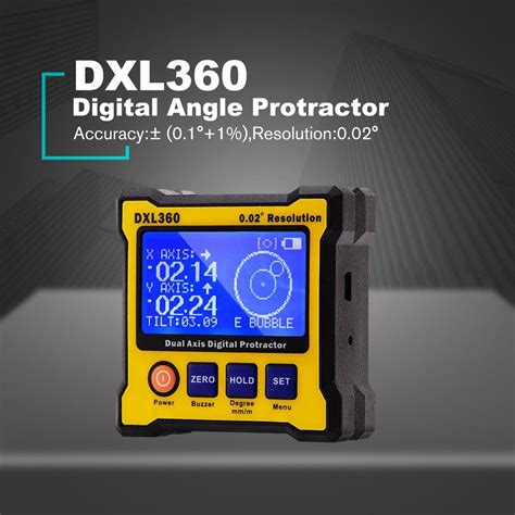 DXL360 Dual Axis Digital Display Level Gauge Angle Grandado