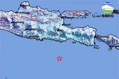 Gempa 53 Magnitudo Guncang Malang Selatan Turen Sampai Ampelgading