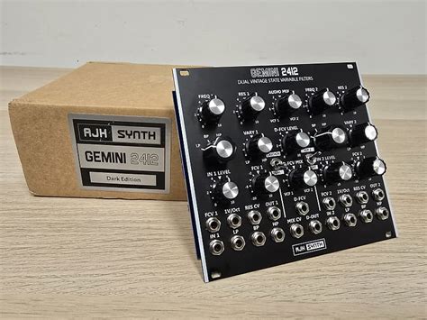 AJH Synth Gemini 2412 Dual Vintage Variable State Filter Reverb