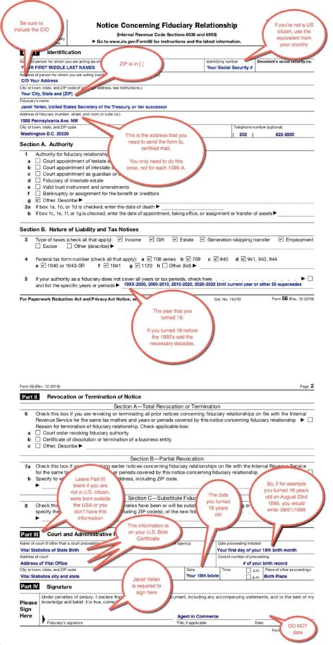 Annotated Form 56 Example Jarrett Realty Investors