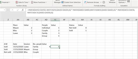 Microsoft Excel Trying To Assign A Numerical Value To Represent The