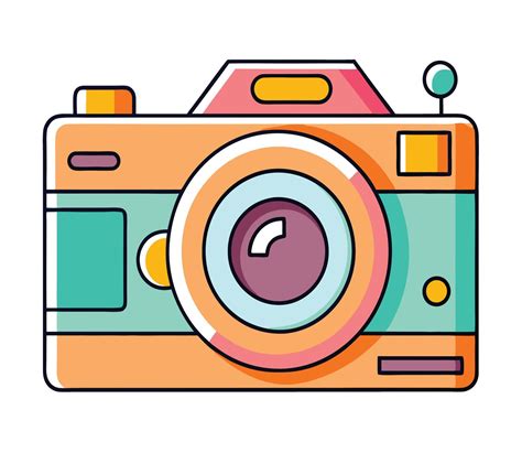 Colorful Camera Icon On White Background 66407181 Vector Art At Vecteezy