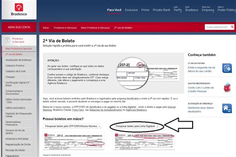 ATUALIZAR BOLETO BRADESCO PELA LINHA DIGITÁVEL