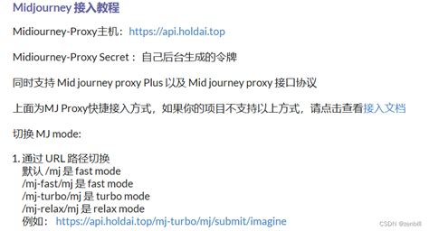国内如何申请 Midjourney Api （mj接口），一次教会你mj Api Csdn博客