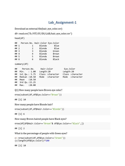 52 R Notebook Lab Assignment 1 Pdf