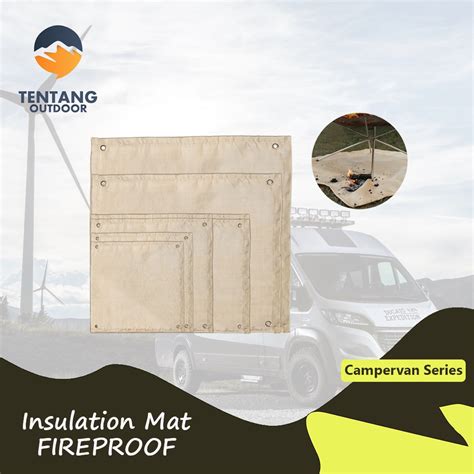 Jual Alas Api Unggun Tahan Api Camping Outdoor Insulation Mat Shopee