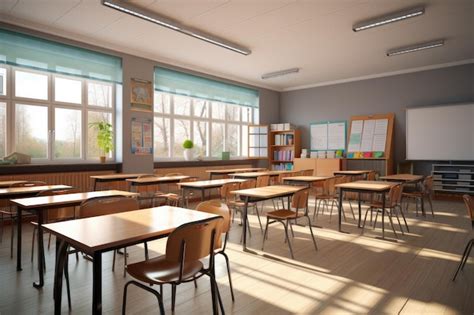 Premium Ai Image Inside The School Classroom Step Into A World Of