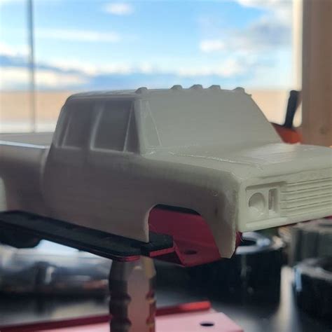 🚕 Scx24 1977 Dodge D300 Crew Cab Dually Body・ Stl File For 3d Printing