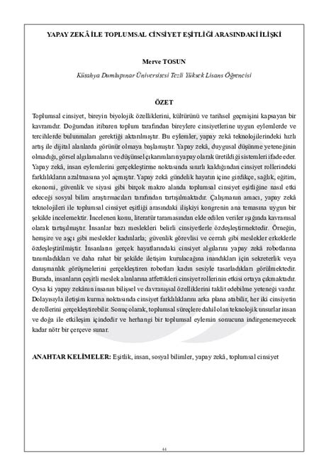 Pdf The Relationship Between Artificial Intelligence And Gender