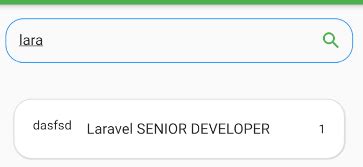 Json Error In Searching Data Using Listview In Flutter Stack Overflow