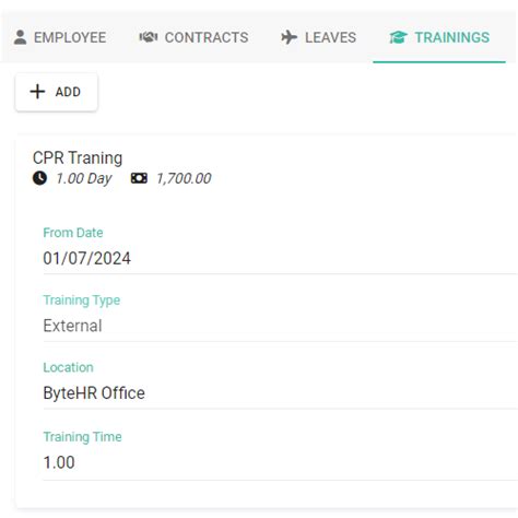 ใช้โปรแกรมบริหารงานบุคคลสำหรับวางแผนการฝึกอบรมให้กับพนักงาน Bytehr