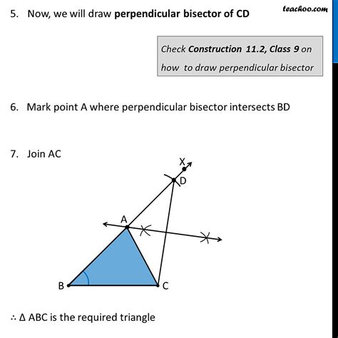 Construction 11 4 To Construct A Triangle Given Its Base Angle And
