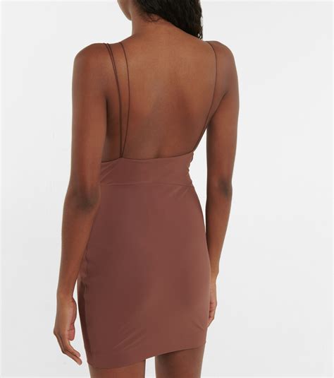 Nensi Dojaka Cutout Ruched Minidress Nensi Dojaka
