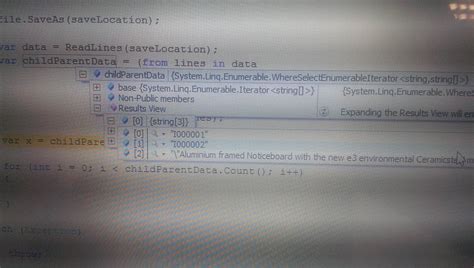 C Using Linq To Get A String From A Tab Delimited Text File Into An Array In The Way I Want