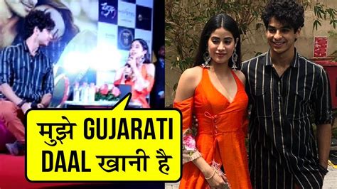 Janhvi Kapoor Demands Gujarati Daal In Ahmedabad Dhadak Promotion