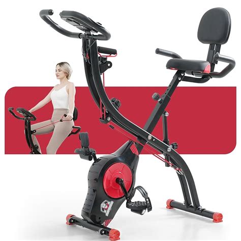 Exercise Equipment For Home Hapbear Foldable Magnetic Exercise Bike 3