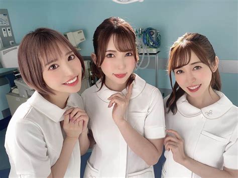 波多野結衣さんのインスタグラム写真 波多野結衣instagram「撮影★ 撮影 共演 ナース 百永さりな 波多野結衣