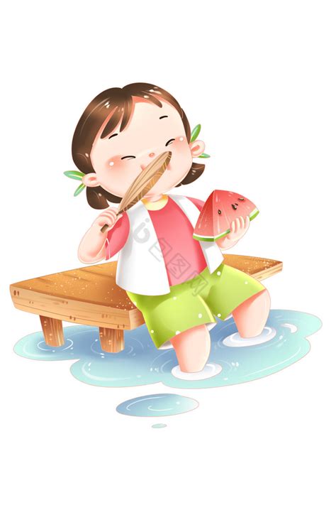 夏季古风扇子模板 包图网