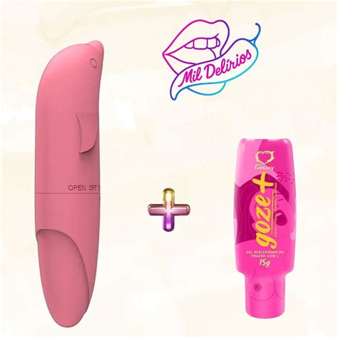 Kit Sex Shop Vibrador Feminino Ponto G E Goze Gel Acelerador Do Prazer 4 Em 1 15g Sexy