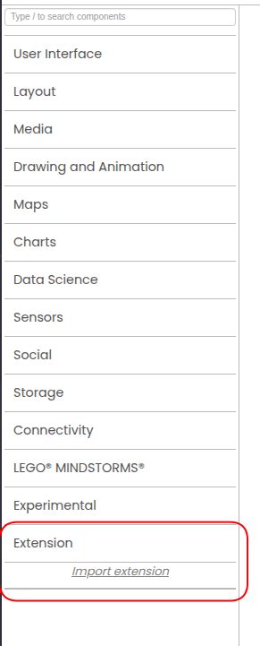 I Cannot Add Extensions To My Project Mit App Inventor Help Mit App Inventor Community