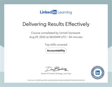 Unnati Saraswat On Linkedin Linkedinlearning Professionaldevelopment Lifelonglearning Skills