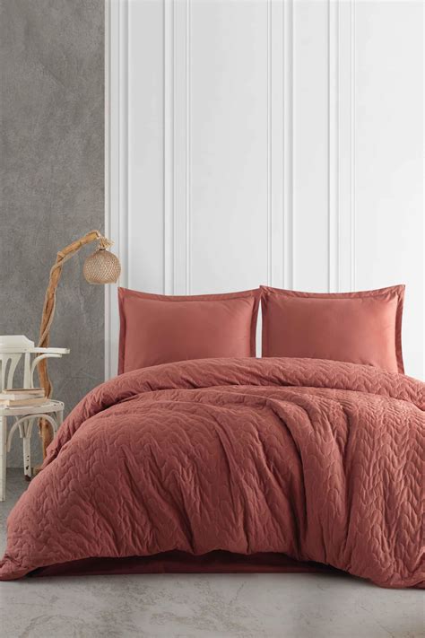 Clasy Ranforce 100 Pamuk Tek Kişilik Dört Mevsim Set Atana V4 Zencefil