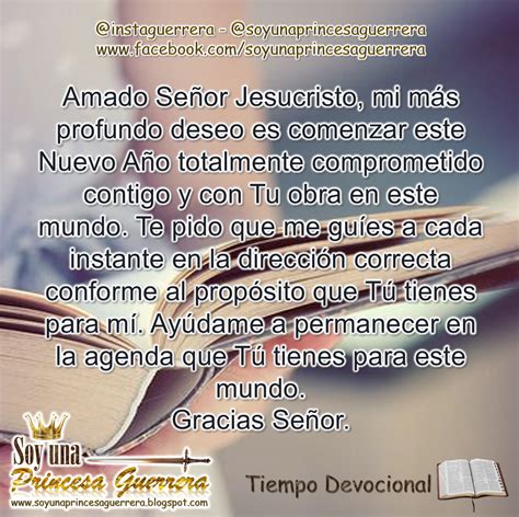 Soy Una Princesa Guerrera Tiempo Devocional Enero 01